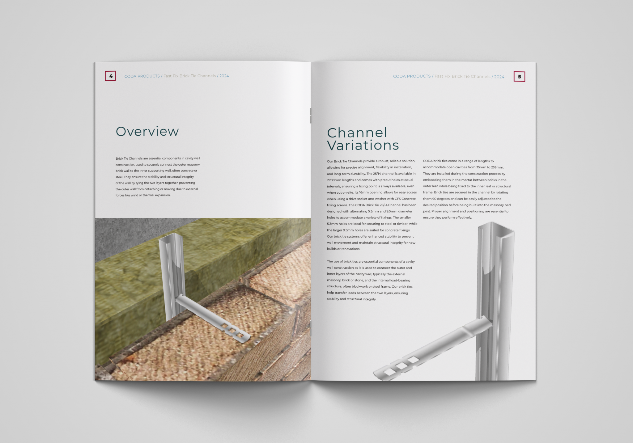 Brochure – brick tie channel – CODA PRODUCTS LTD